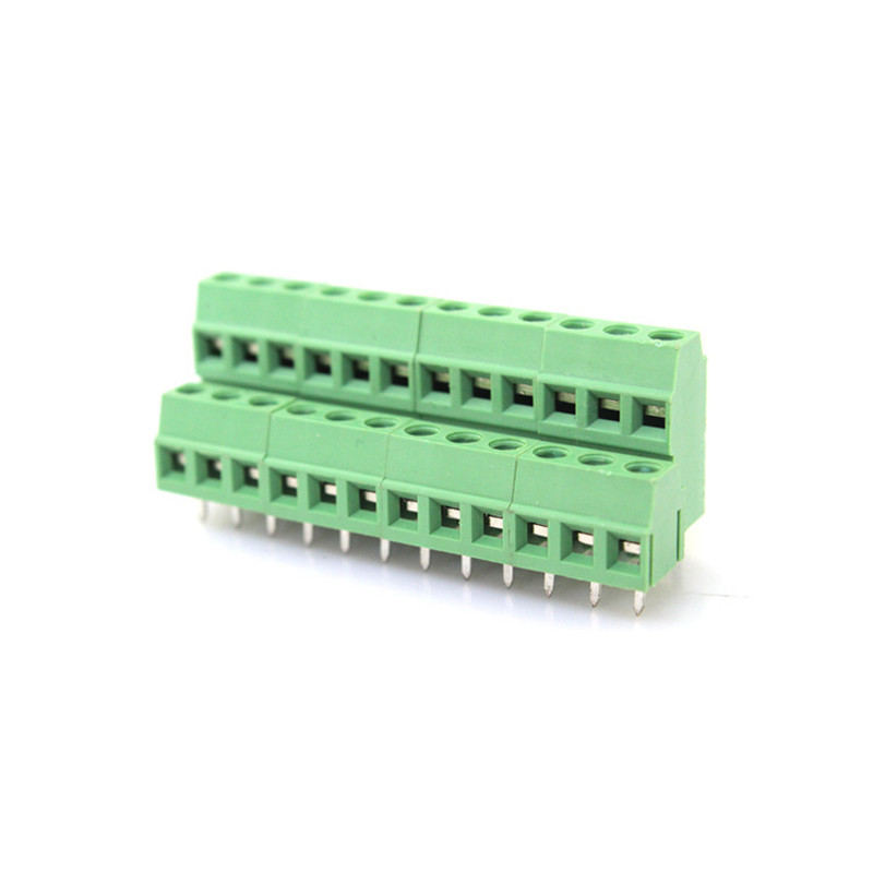 3 81mm 0 15 Dual Row Pcb Screw Terminal Blocks Connector