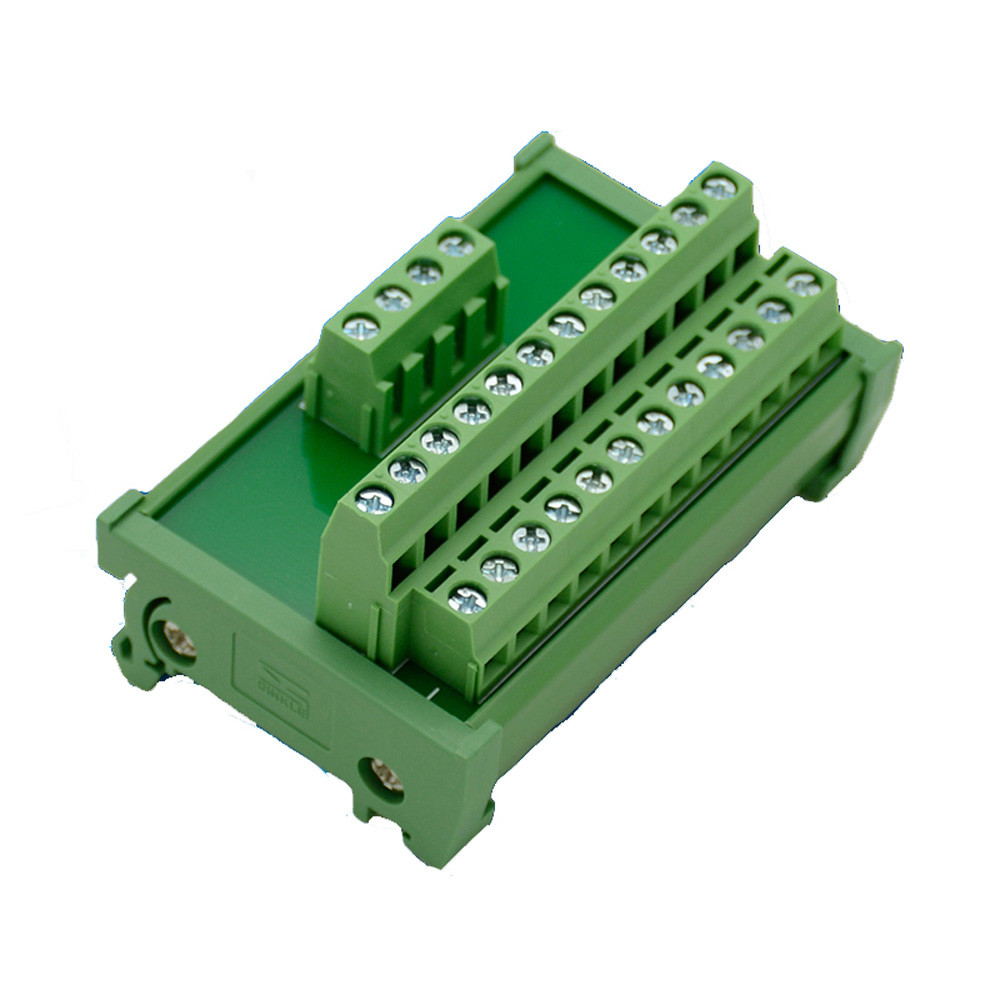 1 In 12 Out Power Source Wiring Distribution Splitter Divider Terminal Blocks Breakout Board 