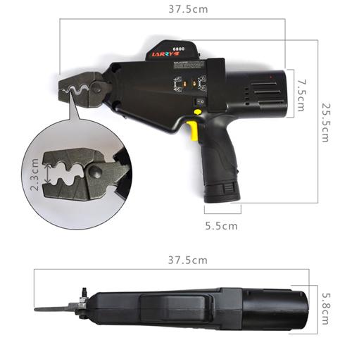 Electric Battery Powered Wire Terminals Crimper Handheld Automatic ...