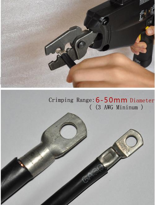 Electric Battery Powered Wire Terminals Crimper Handheld Automatic ...