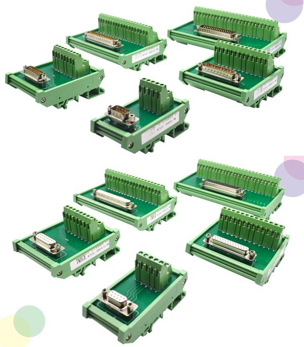 DB25 Single End Connectors D Sub 25 Pin Terminal Block Breakout Board ...