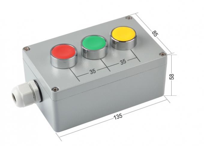 Outdoor Pushbutton Switch Station Box Die-cast Aluminum Case Explosion ...