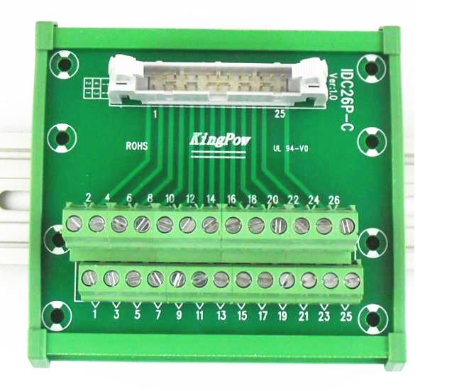 IDC26P IDC 26Pin Male Connector Terminal Block Adater Breakout Board ...