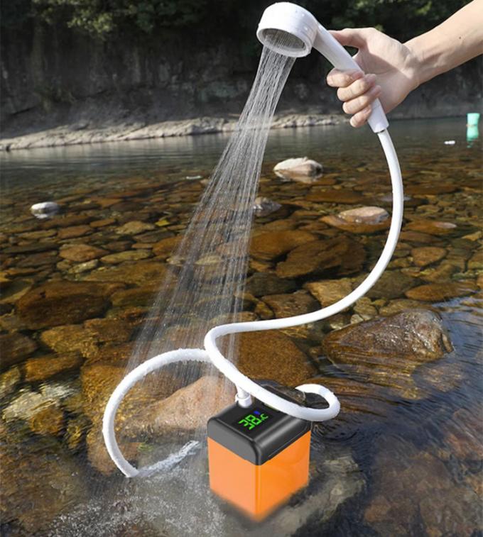 6000mAh Rechargeable Battery Powered Outdoor Shower Water Pump for ...
