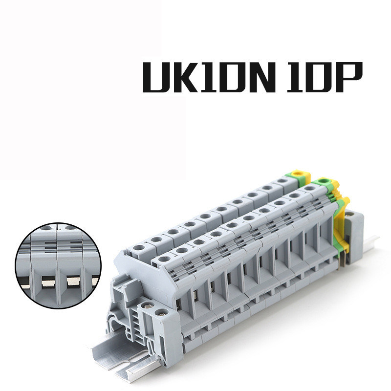 UK10N UK Series DIN Rail Screw Clamp Terminal Blocks