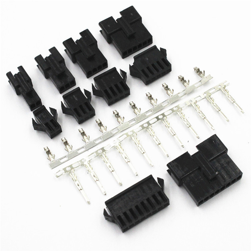 JST-SM 2.54mm Spacing Connector Housing Header Terminals for LED Strip ...