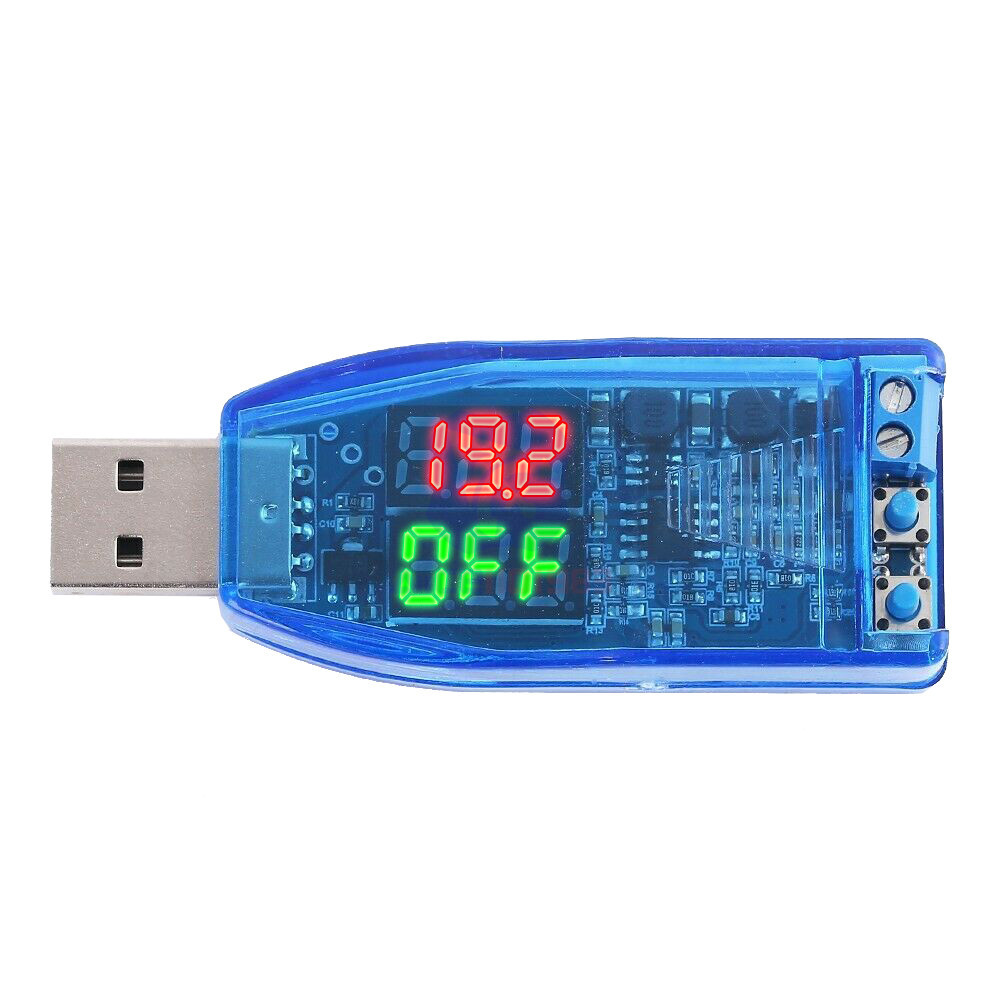 USB Buck Boost Converter 5V to 1.2V 3V 5V 9V 12V 16V 24V Power Supply ...