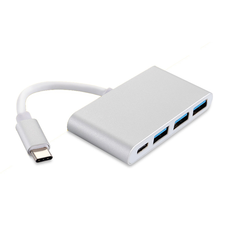 UBS 3.1 Type-C to 3 Ports USB 3.0 USB-C HUB Adapter OTG Cable High ...