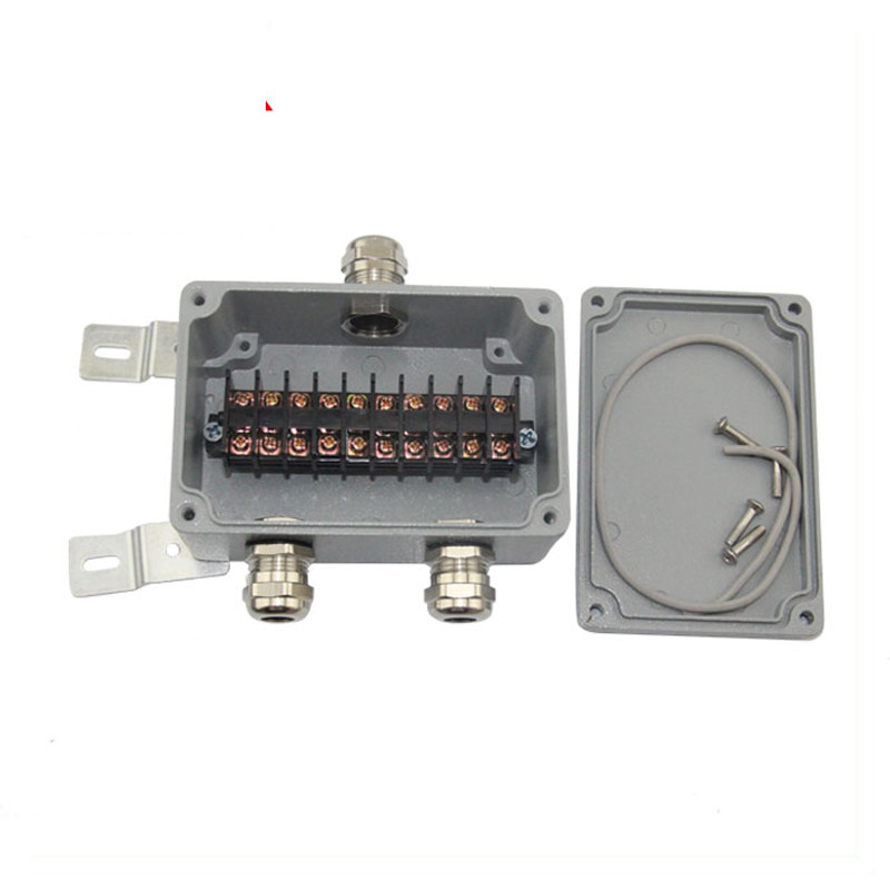 3 Ways IP65 Waterproof Aluminum Distribution Junction Box with Terminal ...