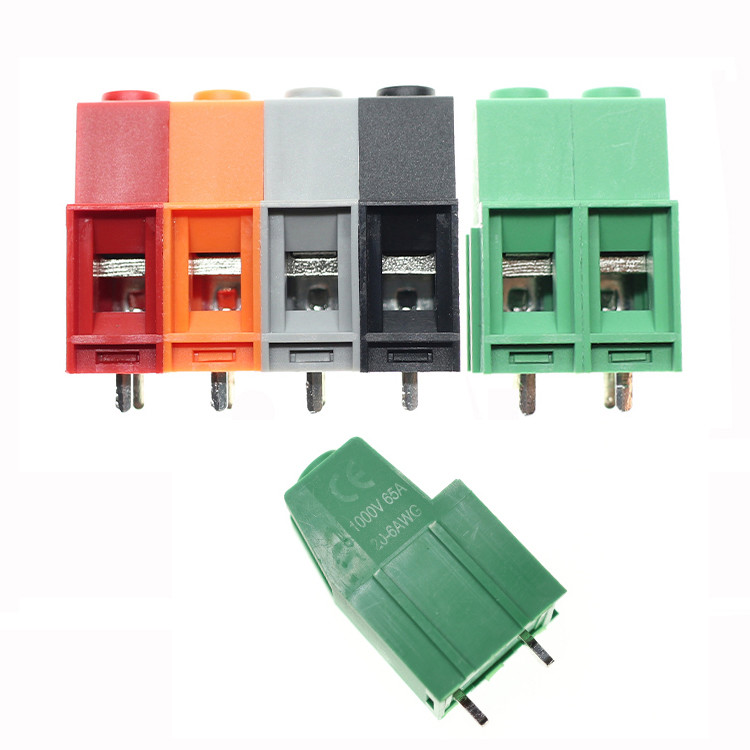 10.16mm Pitch 1000V 65A PCB Screw Terminal Blocks Connector Jointable