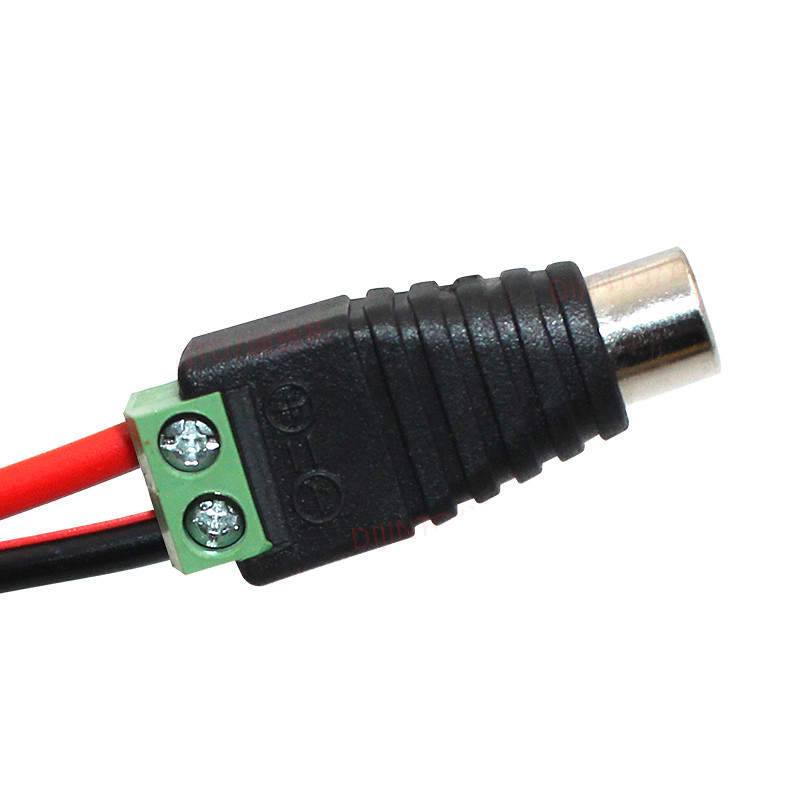 UTP Cat5 Cat6 Cable Audio Video AV Female RCA to Screw Terminal Blocks