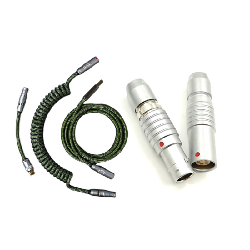 Heavy Duty Connector Coupled Mechanical Keyboard Cable Docking Circular ...