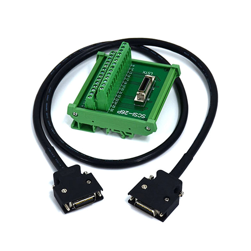 SCSI 26 Pin Servo Connectors Terminal Blocks Breakout Board Adapter